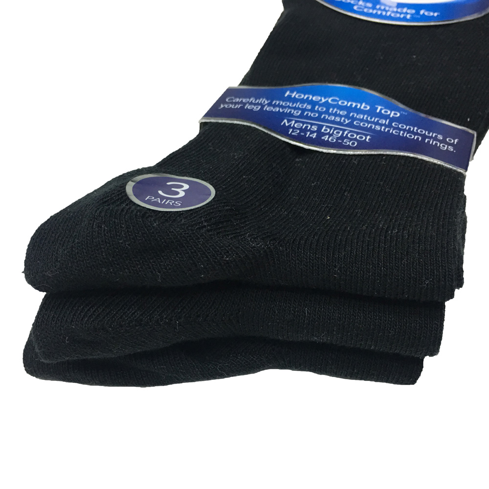 Accessories - Alp 3 Pack Socks - Big Man Clothing
