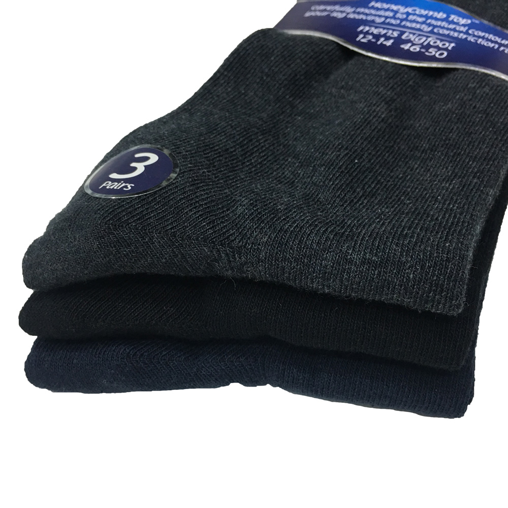 Accessories - Alp 3 Pack Socks - Big Man Clothing