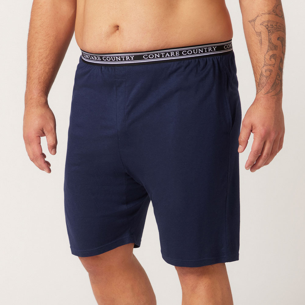 Sleepwear - Contare Knit Sleep Short - Big Man Clothing